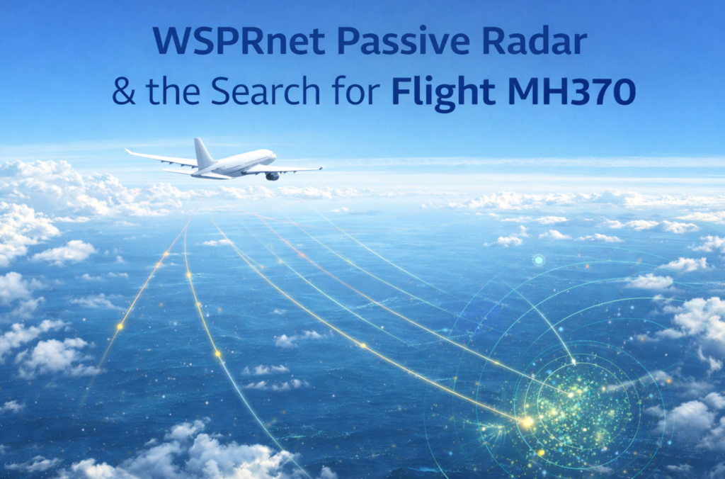 WSPRnet Passive Radar and the Search for Flight MH370 - Amateur Radio Is On